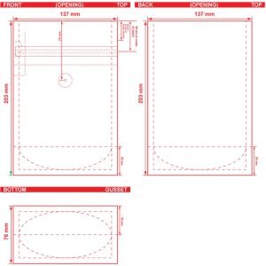 Coffee Bag Dieline | Dielines Packaging