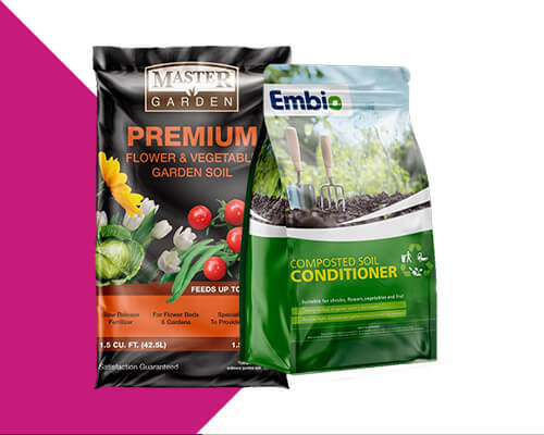 Heavy Duty Plastic Bags For Soil | Mulch & Compost Bags